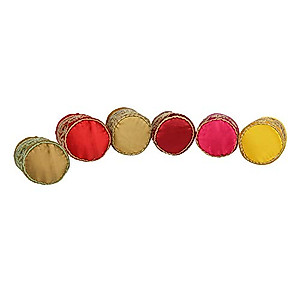 Indian Velvet Potli (Pack of 6 Potli Bag in assorted color), Jwelery Pouch, Coins Pouch