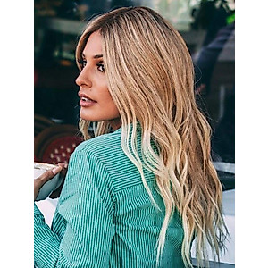 Bundle - 7 item: Blake Large Remy Human Hair Wig by Jon Renau, Christy's Wigs Q & A Booklet, BeautiMark Hydra Shampoo Conditioner Mask Protect Leave-In Spray Shine Serum - Color: 1B