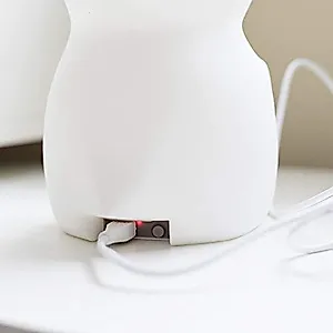 Lumipets Animal Kids Night Light, Silicone Nursery Light for Baby and Toddler, Squishy Night Light for Kids Room, Animal Night Lights for Girls and Boys, Kawaii Lamp, Cute Lamps for Bedroom (Bunny)