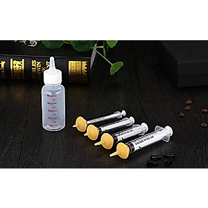 Xuanda Pet Feeding Bottle and Syringes with Nipples for Small Cat Dog Animals (Model 2)