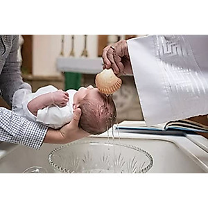 Baptism Candle Ribbons Details