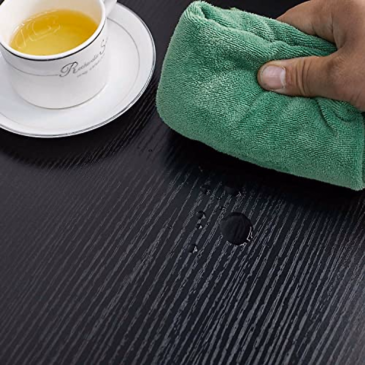 GEDELITE Wooden Lateral File Cabinet with 2 Drawer, Sliver Handle Office Storage Filing Cabinet for Legal/Letter/A4 File,16.54" D x 30.31" W x 24" H,Black