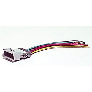 Scosche GM04B Compatible with 2000-05 Saturn Power/Speaker Connector / Wire Harness for Aftermarket Stereo Installation with Color Coded Wires,black