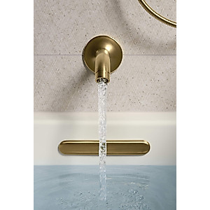 KOHLER K-20202-LA Underscore Rectangle 60-Inch x 32-Inch Alcove Bath with Integral apron, integral flange and left hand drain, White