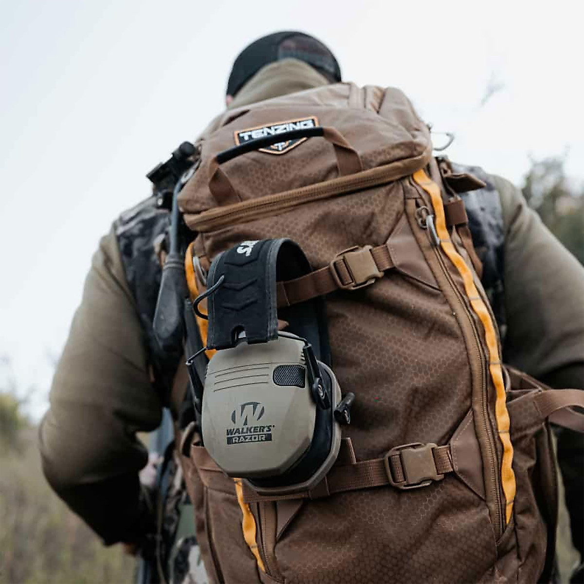 Walkers RAZOR SLIM ELECTRONIC MUFF - OD GRN PATRIOT