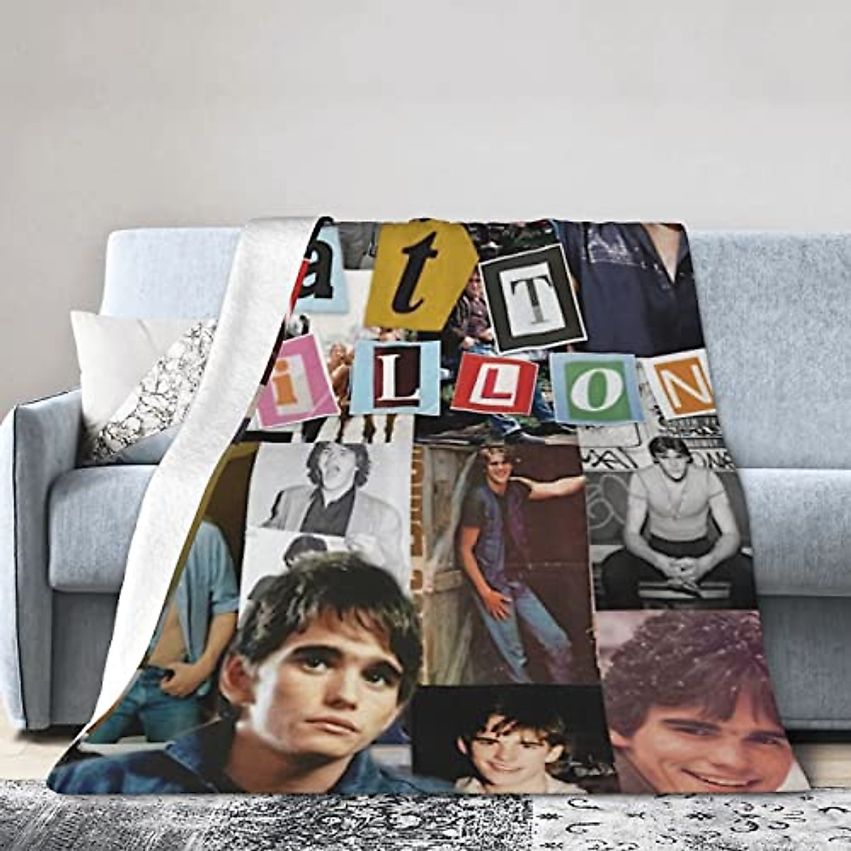 DAIHANLE Matt Dillon Blankets Soft and Warm Throw Blanket Ultra-Soft Micro Blanket Lightweight Blankets 80"x60"