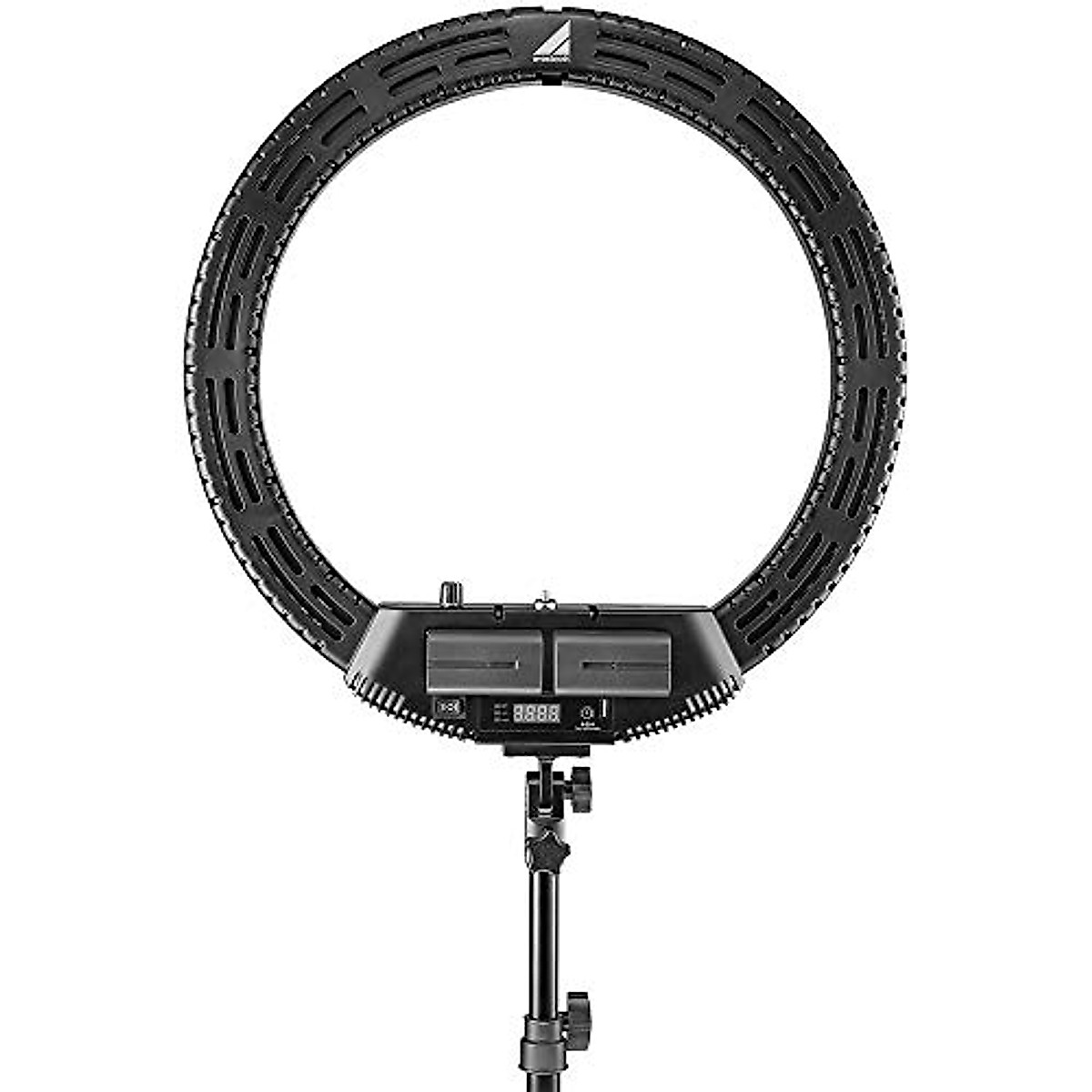 Westcott 18” Bi-Color LED Ring Light Kit with Batteries and Stand Professional Studio Continuous Lighting for Photography, Video Conferencing, Hair and Makeup Artists, YouTube Vlogging and TikTok