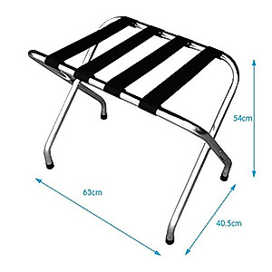 ELEdvb Luggage Rack Hotel Room Foldable Luggage Rack Shelf Luggage Backpack