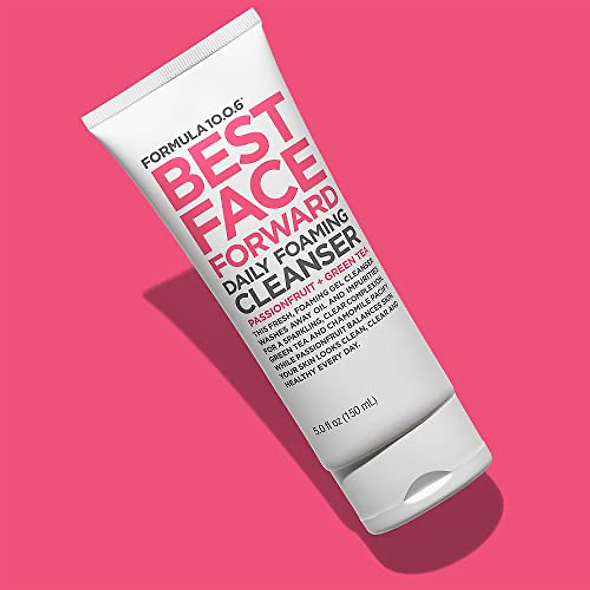 FORMULA 10.0.6 - Best Face Forward Daily Foaming Cleanser - Foaming Face Wash 5 fl oz Cleanses Face Oil, Vegan, Paraben-Free, Sulfate-Free & Cruelty-Free,