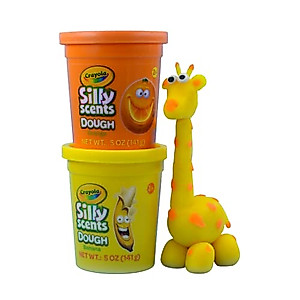 Crayola Silly Scents Dough, Mega Activity Set | 20 Scented Mini Playdough Packs; 6x2oz Play Dough Tubs and 14x1oz Dough Packs | 30 Kids Tools : Alphabet, Letters, and Shapes | 6 Bright Colors.