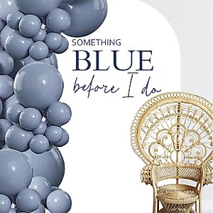 ZAIBIANHAO Something Blue Before I do Bridal Shower Decal - The Future Mrs - Miss to Mrs Sticker for Balloon Arch，Bridal Shower Wedding Party Decorations Party Supplies (Something Blue Decal)