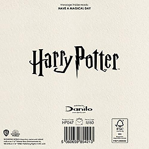 Danilo Promotions Limited Birthday Card Harry Potter, Happy Birthday Card Harry Potter, Harry Potter Birthday Card, Happy Birthday Card,Multi,6X 10 inch