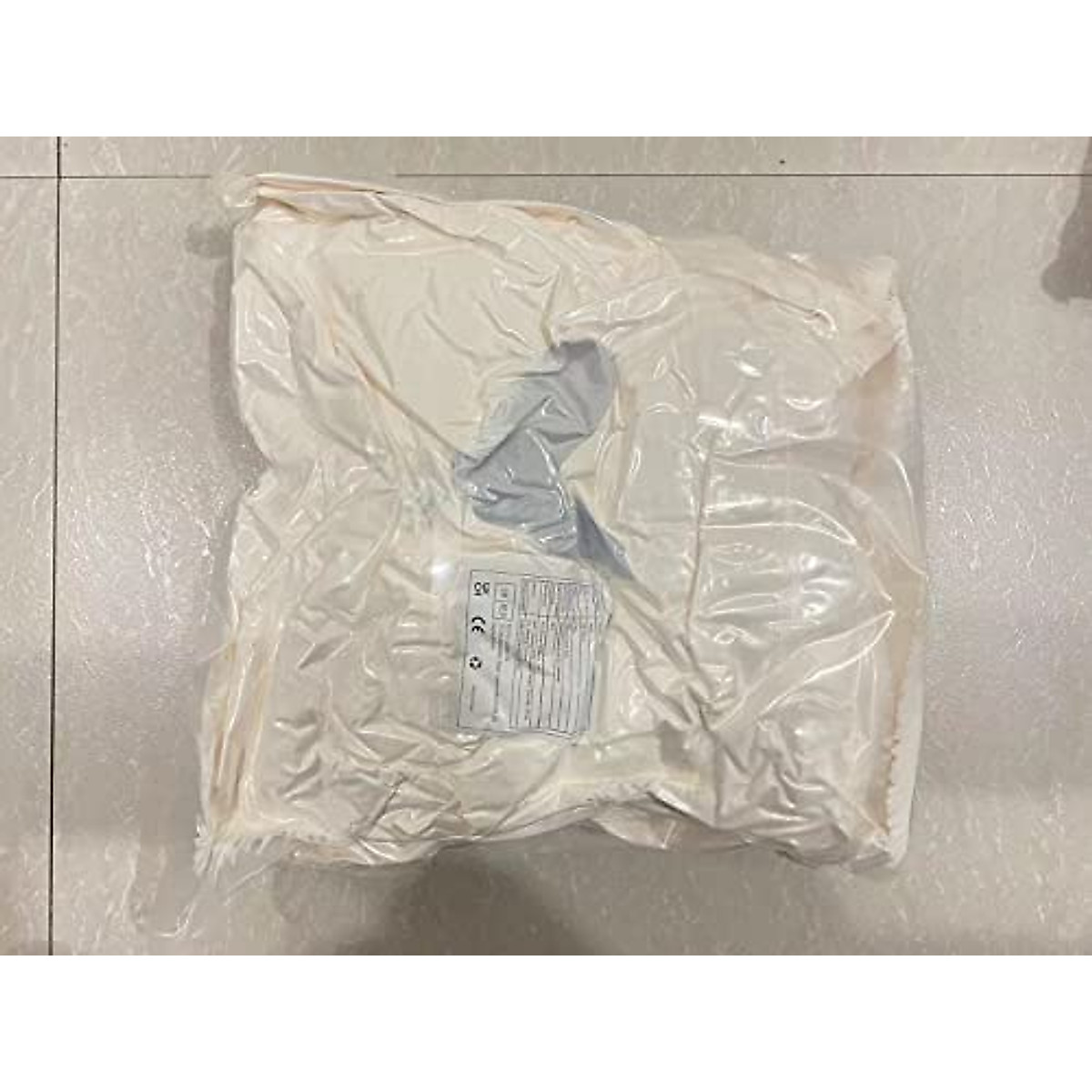 Super Soft Faux Fur Throw Blanket, Reversible Lightweight Fluffy Blanket, Long Hair Plush Shaggy Throw Blanket for Couch, Sofa, Chair, 51x62 inches, Cream White