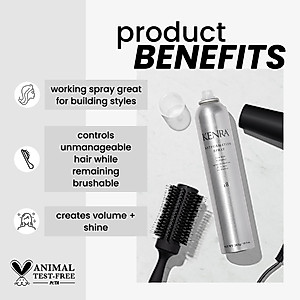 Kenra Artformation Spray 18 80% | Firm Hold Hairspray | Volume & Styling Control | Fast-dying Formula| All Hair Types | 10 oz