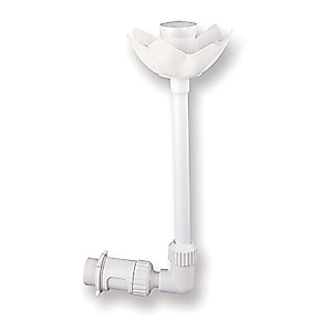 JED Pool Tools 90-930 Deluxe 2 Tier Flower Pool Fountain,White, Оne Расk