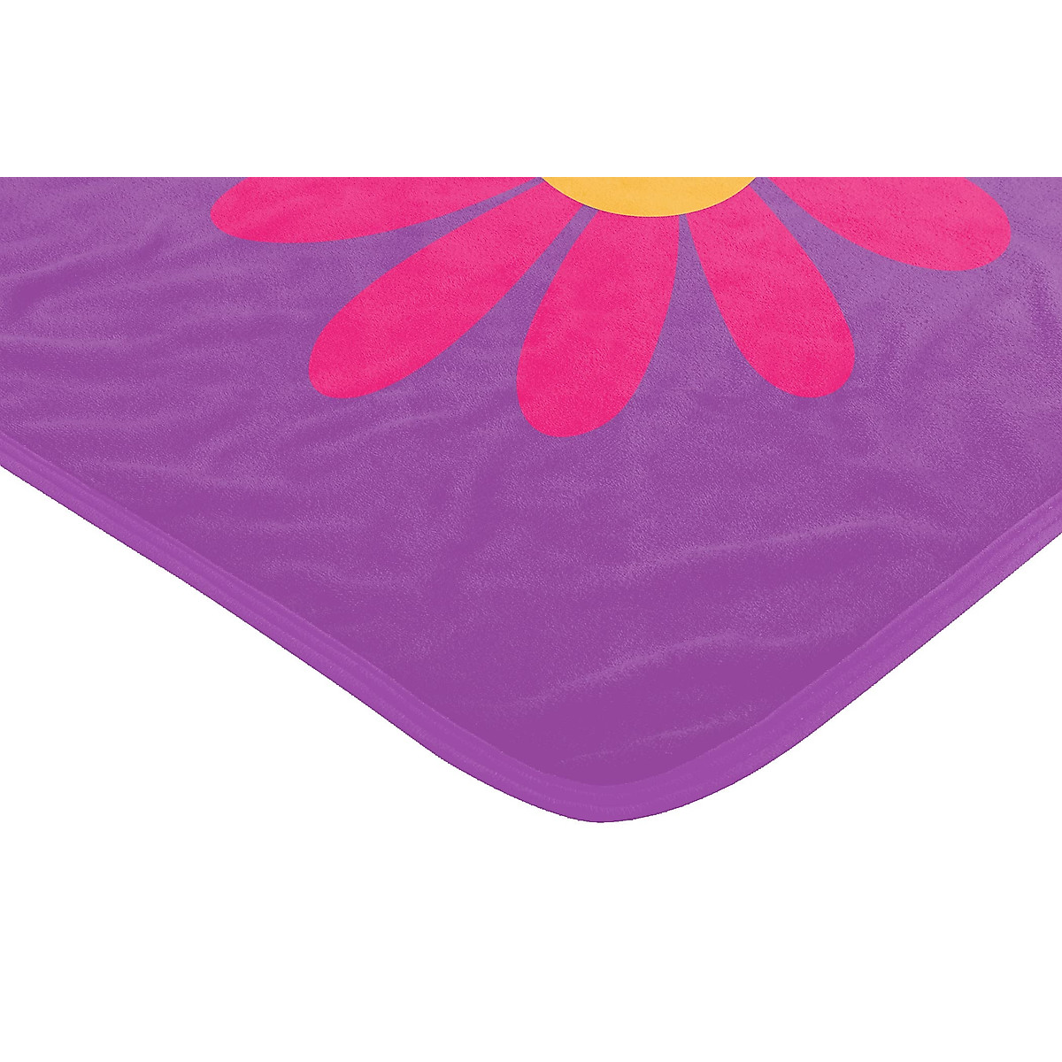 Northwest Minnie Mouse Micro Raschel Throw Blanket, 46" x 60", Falling Flowers