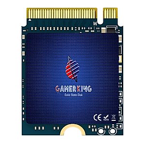 GAMERKING 256GB M.2 2230 SSD NVMe PCIe Gen 3.0X4 Internal Solid State Drive Compatible with Steam Deck/Microsoft Surface pro 8/pro 7+/pro X/laptop3/laptop4(M.2 2230 PCIe 256GB)
