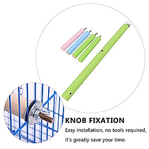 Wood Toys Perch Wood Parrot Perch Stand Paw Grinding Stick 4- Level Bird Ladder Toy Parrot Cage Accessories for Conures Cockatiels Lovebirds Small Parakeets Parrotlets Wooden Toys