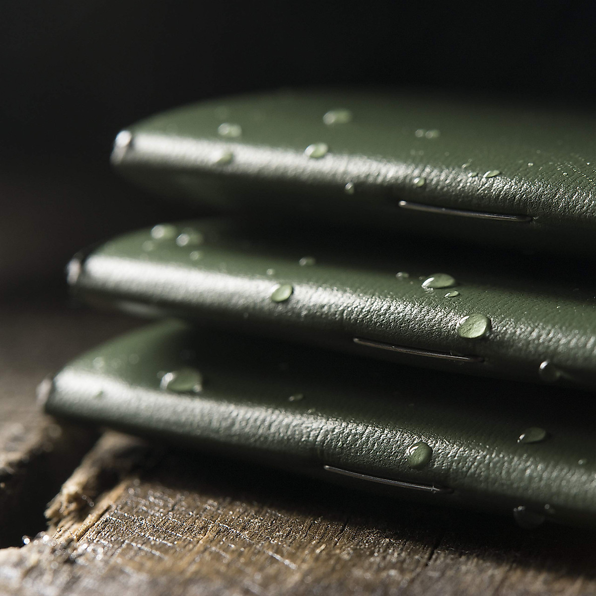 Rite in the Rain Weatherproof Mini-Stapled Notebook, 3 1/4" x 4 5/8", Green Cover, Universal Pattern, 3 Pack (No. 971FX-M), 4.625 x 3.5 x 0.125