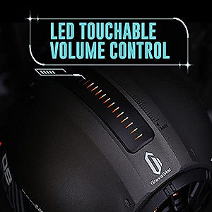 GravaStar Mars Pro Bluetooth Speaker,25W Loud Stereo Sound Wireless Portable Speakers with Futuristic Design, Up to 24H Playtime,TWS Pairing for Home/Party/Outdoor/Beach,Birthday Gift (Matte Black)