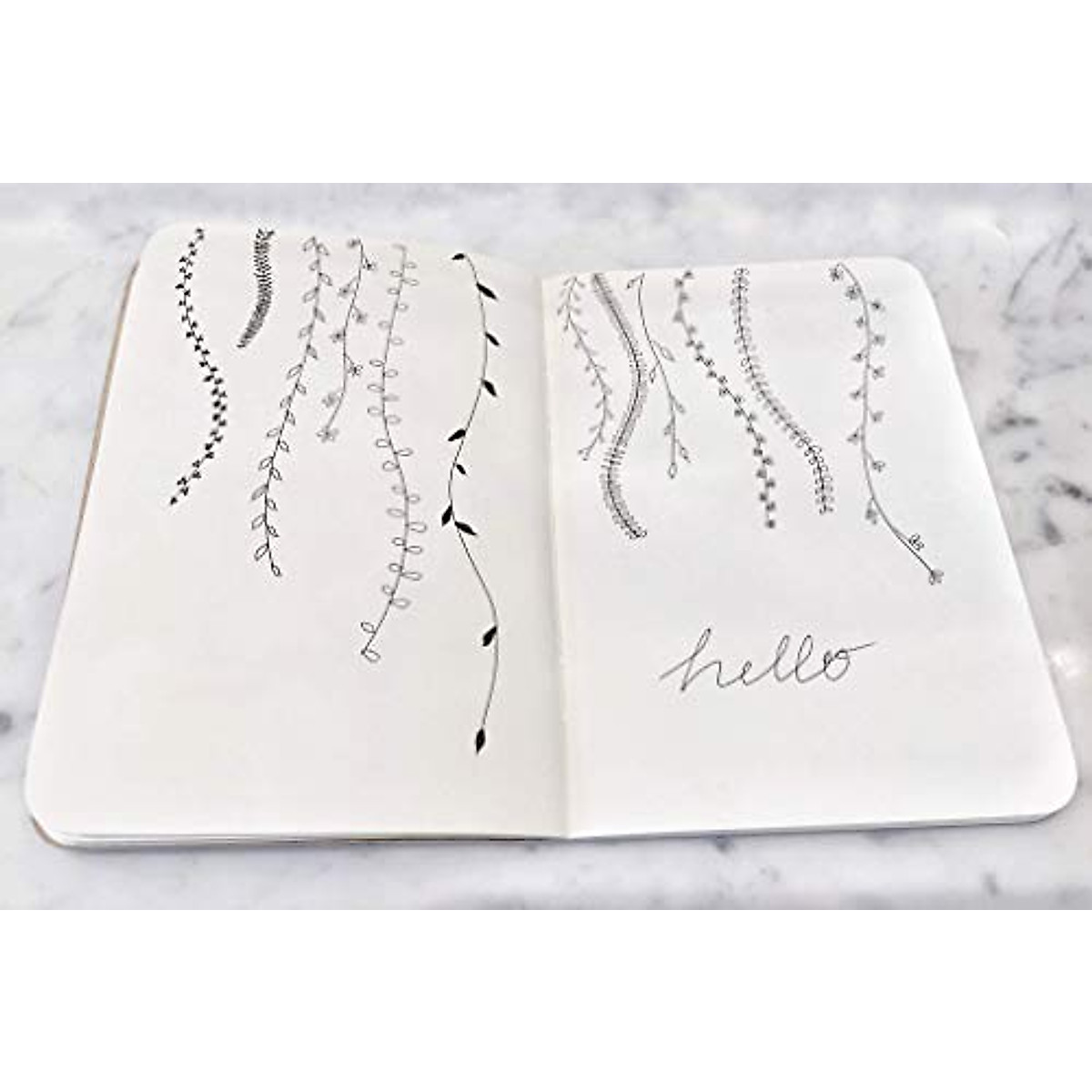 Northbooks Blank Journal Notebooks | Drawing Notebook Journals 3 Pack | Large B5 7x10 inch Blank Notebook Journals | Premium Sustainable Paper | Great for Water Color Art | Made in USA Soft Cover