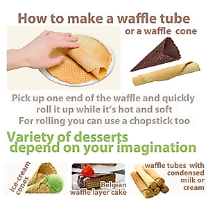 Waffle Maker - Waffle Cone Maker - Krumkake Iron - Wafer Maker - Waffle Makers - Waffle Cone Maker Machine - Stroopwafel Maker - Ice Cream Cone Maker - Wafer Iron - Stroopwafel Iron - Вафельница