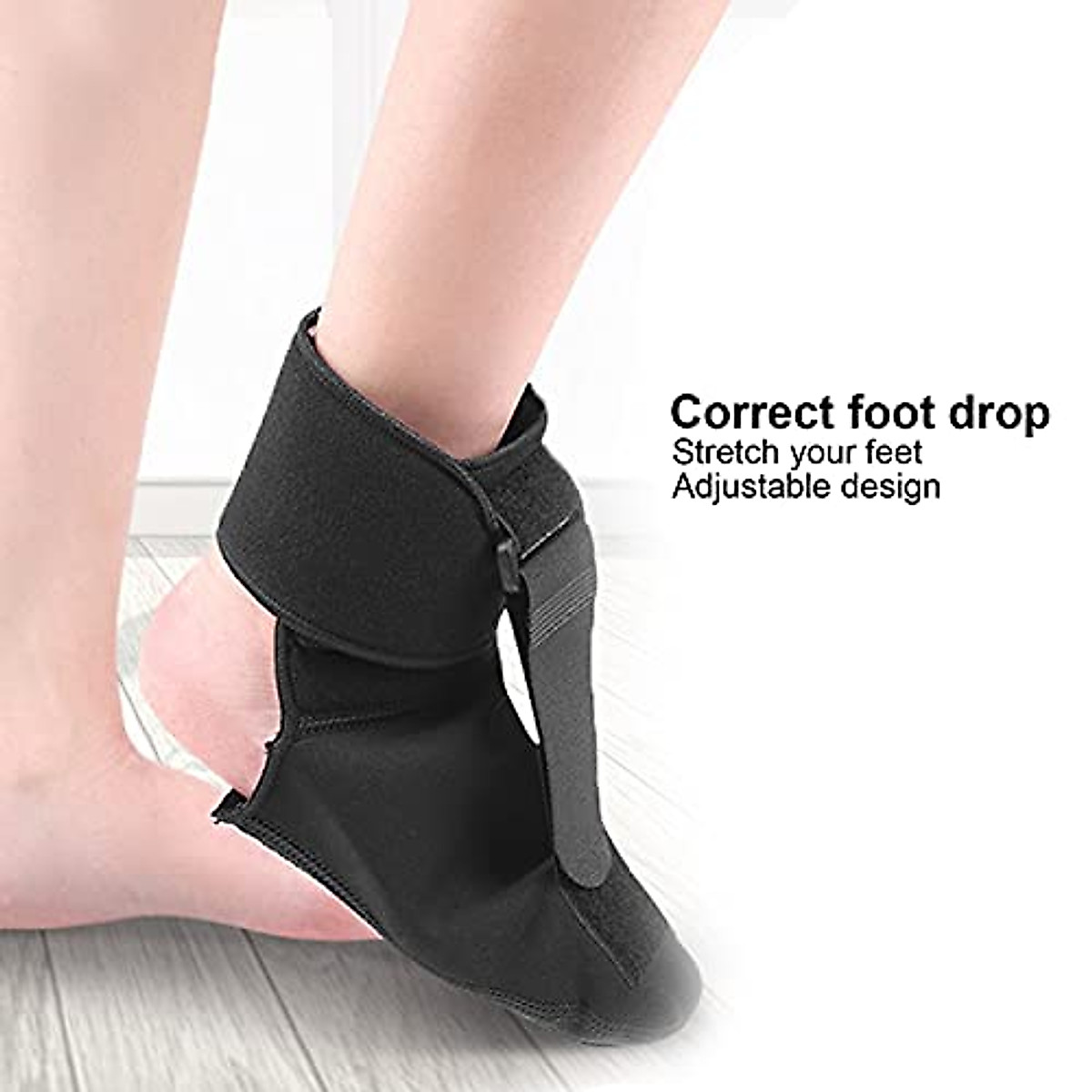 Plantar Fasciitis Night Splint, Foot Drop Brace Pain Relief Adjustable Skin Friendly for Foot Correction for Women for Recovery for Men(L)