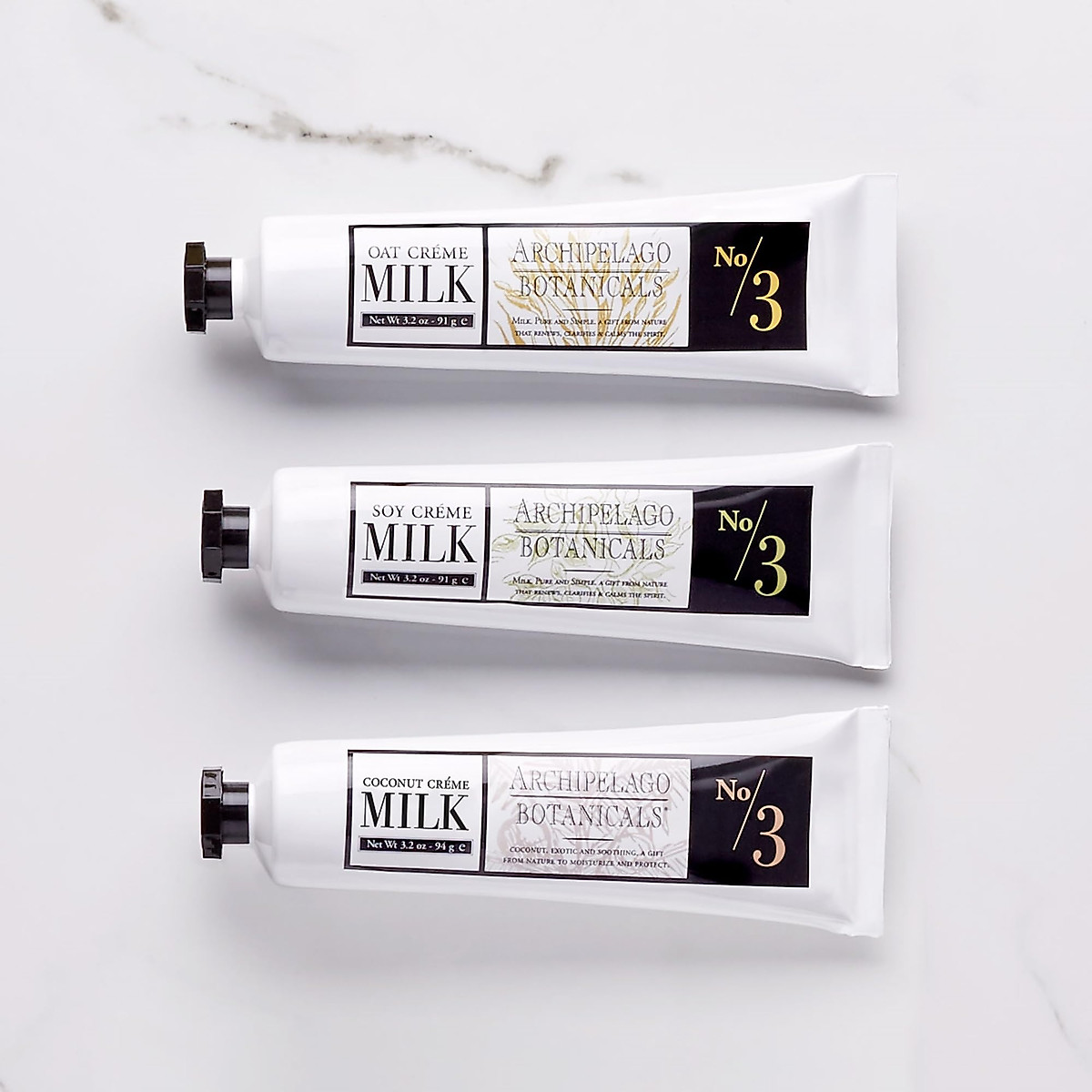 Archipelago Botanicals Oat Milk Hand Crème, Rich and Lightly Scented Hand Lotion for Dry Skin, Cuticles and Rough Spots, Premium Plant Extracts (3.2 oz)