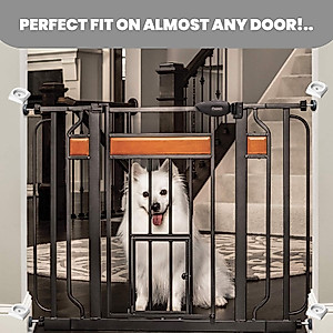 NINE BANANA 1st Nonslip Sturdy & Stylish Matte White Square Gate Wall Protector (4 Pack x 1Set) - Safety Wall Pads for Child Dogs Pet Gates, Doorways, Stairs, Gates with Door