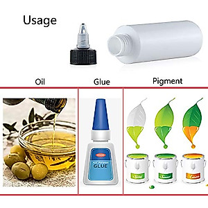 20 Pcs 4 Oz Plastic Squeeze Condiment Bottles with Twist-on Cap Lids,Sauce Bottle with Squeeze Top,Squirt Condiment Bottles for Ketchup,Mustard,Olive Oil and More