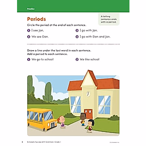 Scholastic Success with Grammar Grade 1 Workbook