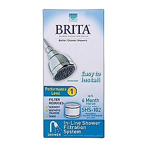 Brita In-Line Shower Filtration System - Chrome