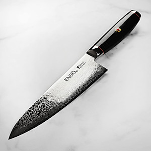 Enso SG2 Chef's Knife - Made in Japan - 101 Layer Stainless Damascus Gyuto, 8"