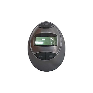 PresenceHHH Egg-Shaped Digital Kitchen Timer - Stainless Steel Digital Kitchenware Magnetic Kitchen Timer - Cooking Portable Timer Clock Reminder - Timers for Cooking, Egg Boiling, and Baking – Silver