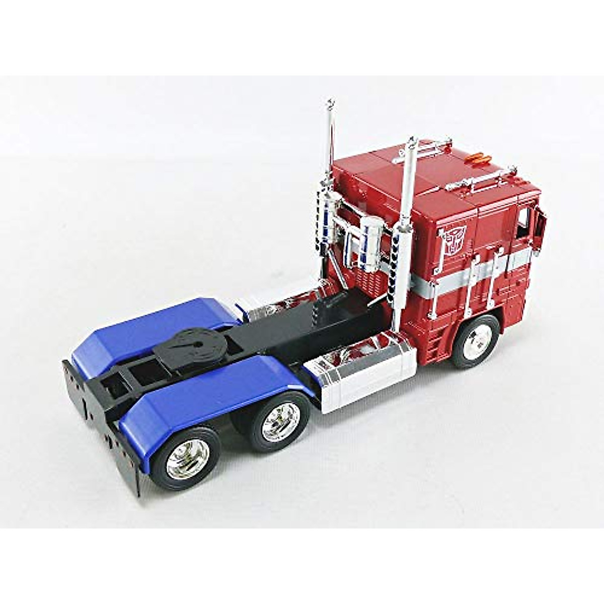 Jada Toys Transformers G1 Optimus Prime Truck with Robot on Chassis Die-cast Car