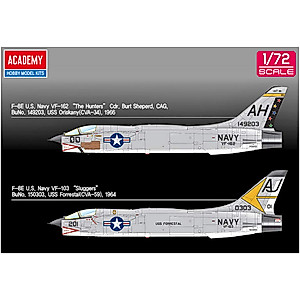Academy USN F-8E VF-162 "The Hunters" Model Kit