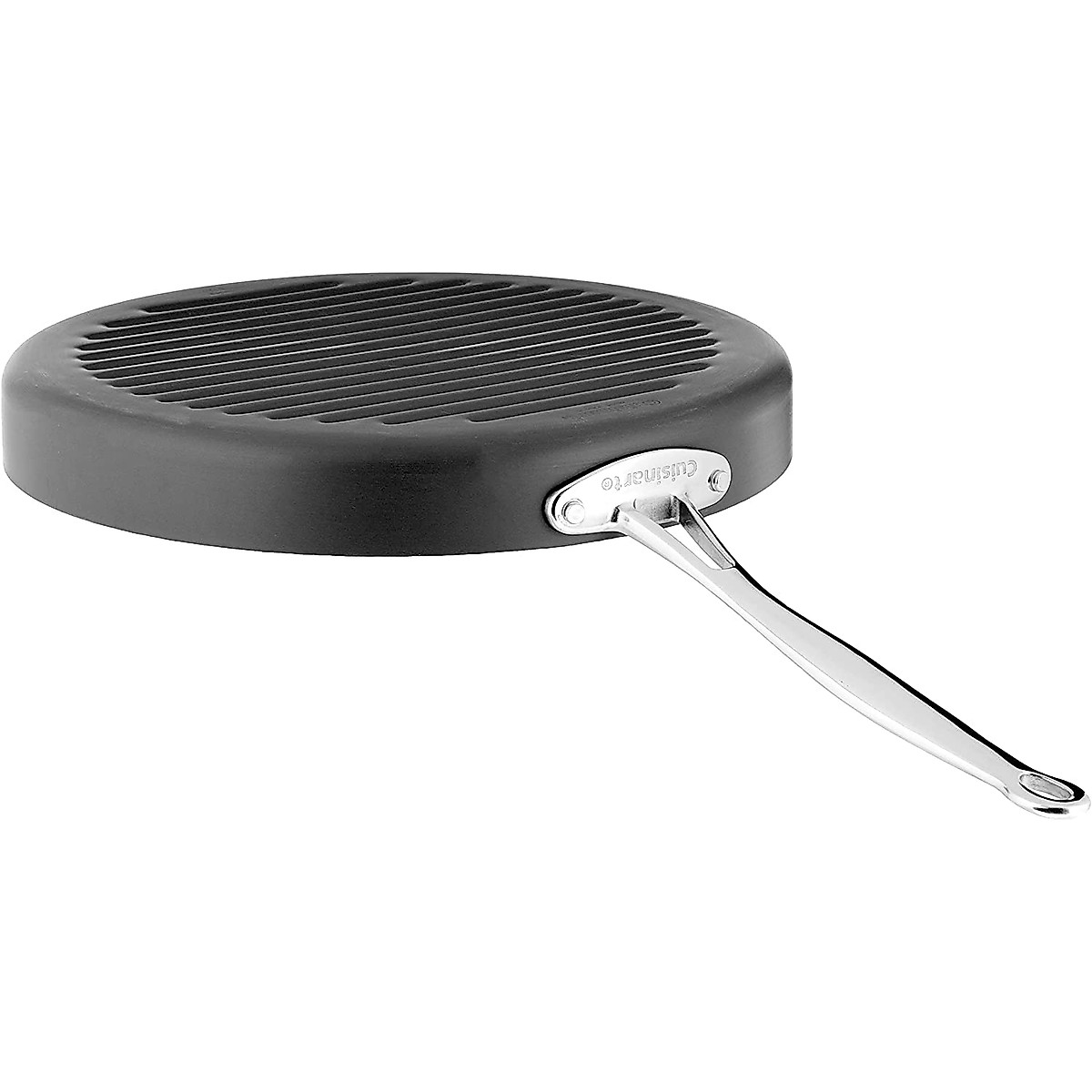 Cuisinart 630-30 Chef's Classic Nonstick Hard-Anodized 12-Inch Round Grill Pan,Black