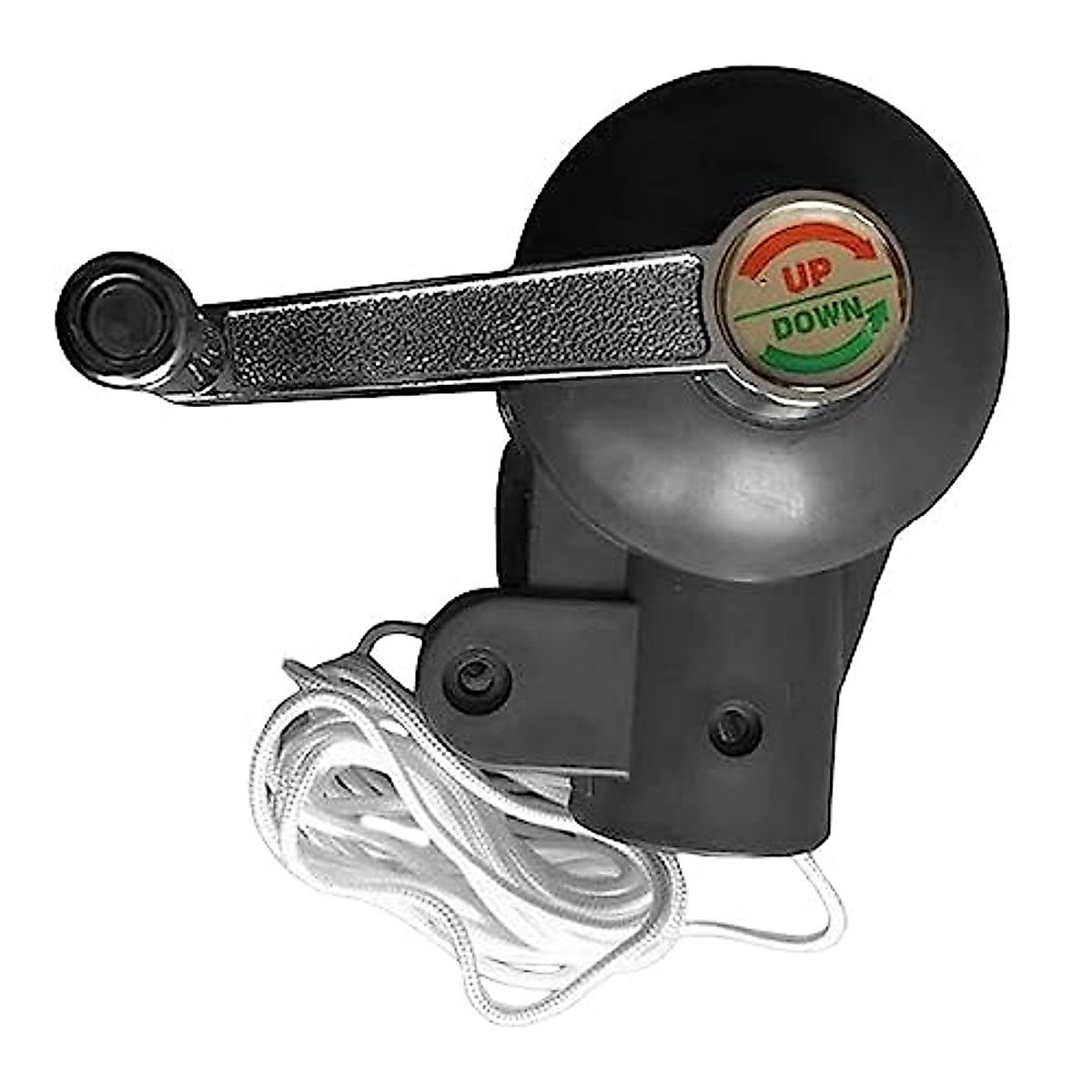 MagiDeal Patio Umbrella Accessories Outdoor Umbrella Clamp Mount Stainless Adjustable Parts Umbrella Replacement Parts for Picnic Beach Patio Balcony, Crank Handle