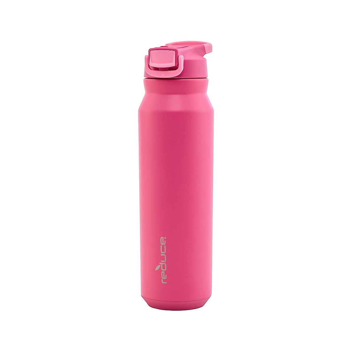 REDUCE 32 oz Hydrate Pro Stainless Steel Insulated Water Bottle - Flip Top Leak-Proof Lid, Dishwasher Safe, BPA-Free, Dual Wall Vacuum, Keeps Drinks Cold for 48 Hrs, Cup Holder Friendly - Sangria