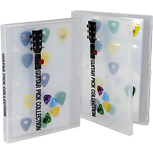 UniKeep Guitar Pick Collection Kit - Holds 225 Picks - Clear Case
