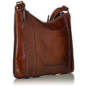 Frye womens Melissa Zip Crossbody Cross Body Handbag, Cognac, One Size US