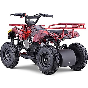 MotoTec 36v 500w Sonora Kids ATV Red Flame