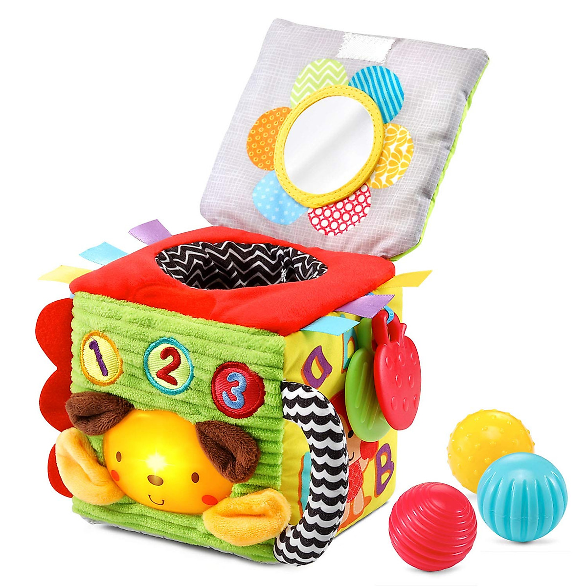 VTech Soft and Smart Sensory Cube, Multicolor, 3-24 months