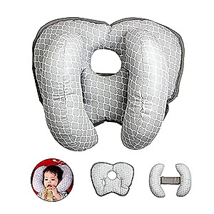 AIPINQI Head Neck Support Pillow, Baby Travel Pillow,Organic Fabric Baby Neck Pillow for Pushchair Stroller Car Seat Soft Travel Pillow for Toddler Adjustable Head Pillow for for Kids Toddler…