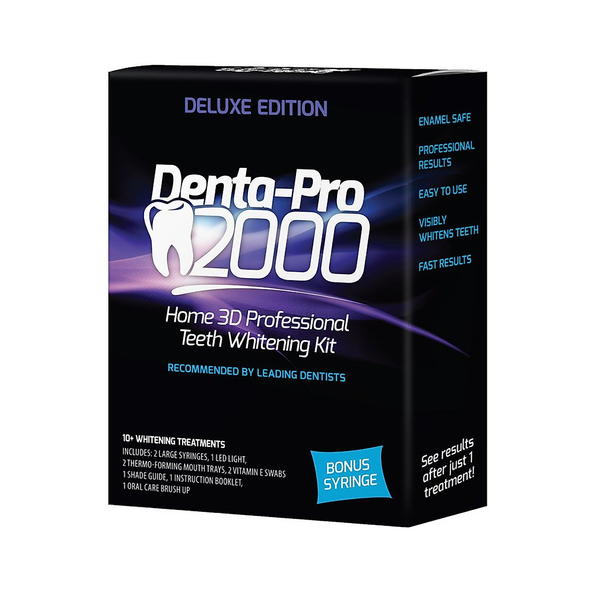 Teeth Whitening Kit - Professional At Home Teeth Whitening - Denta-Pro2000 It's Safe & Affordable - Get Whiter Teeth After Just One Use!