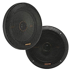 KICKER 47KSC6504 KS Series 6.5" Coaxial Speakers with .75" Tweeters, 4ohm