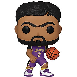 Funko NBA: Lakers - Anthony Davis (Purple Jersey) Pop! Vinyl Figure (Bundled with Compatible Pop Box Protector Case)