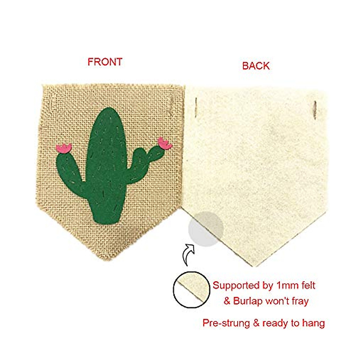 Cactus Party Supplies | Cactus Decor | Taco Party | Burlap Fiesta Party | Birthday Decorations | Cactus Wall décor | Cactus Banner | Nursery décor| Mexican Theme Banner | Fiesta Cactus Sombrero Salsa