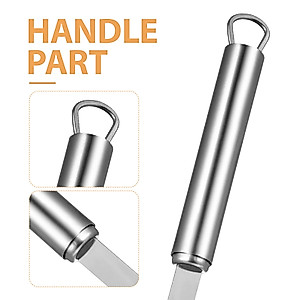 DOITOOL Crepe Spreader and Spatula Set - Stainless Steel Crepe Spreader Tool - Crepe Spatula Crepe Maker Accessories for Crepe Pan, Injera Maker, Pancake Maker