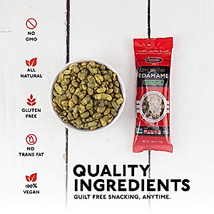 Seapoint Farms Dry Roasted Edamame, Sea Salt, Vegan, Gluten-Free, Kosher, and Non-GMO, Crunchy Snack for Healthy Snacking, 1.58 oz (Pack of 12)